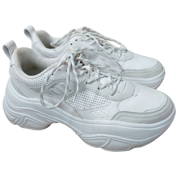 Bershka | Shoes | Bershka Womens Size 4 Us 9 Chunky Platform Sneaker ...